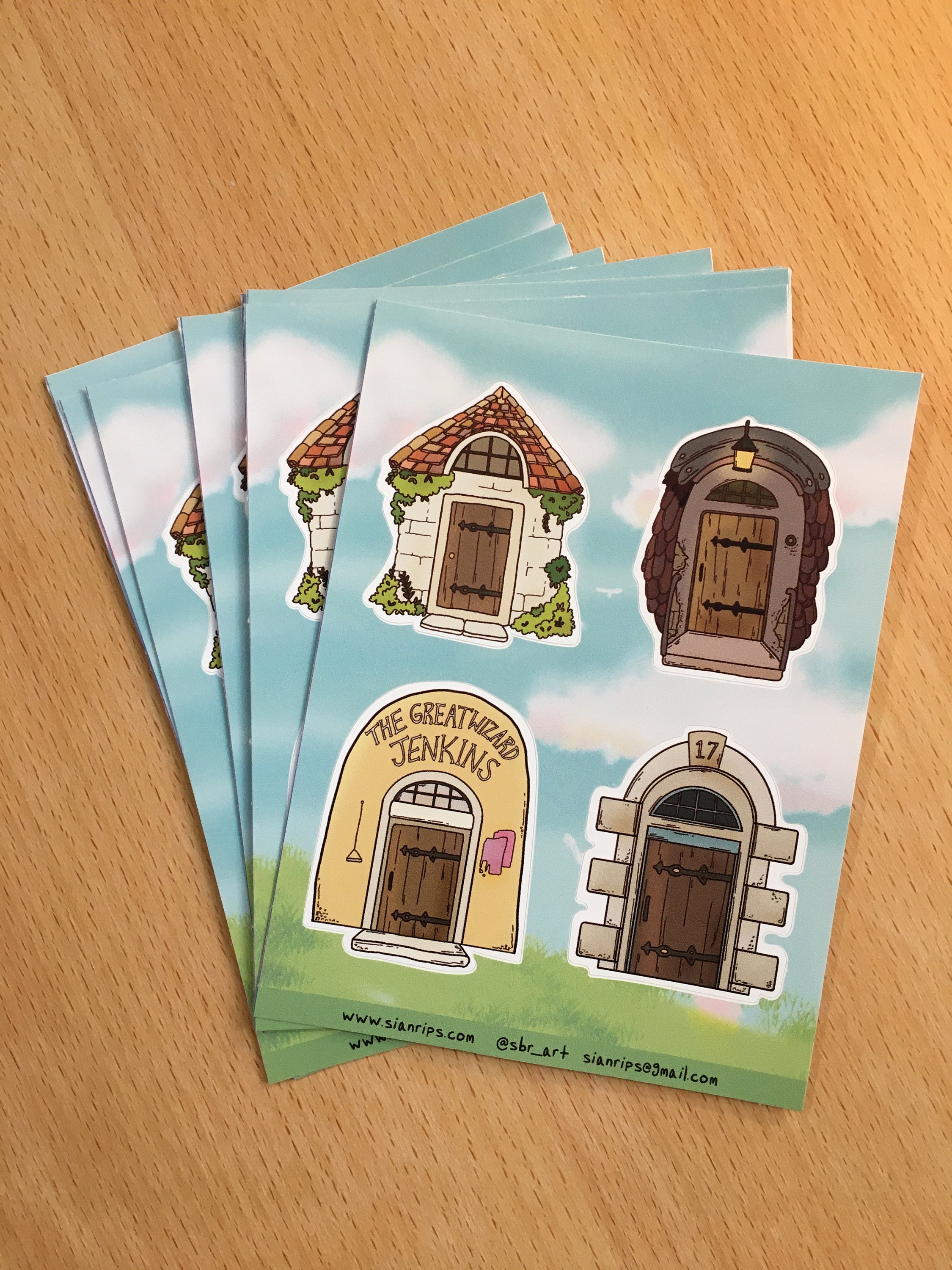 Howl's Moving Castle Door Sticker Sheet - Etsy