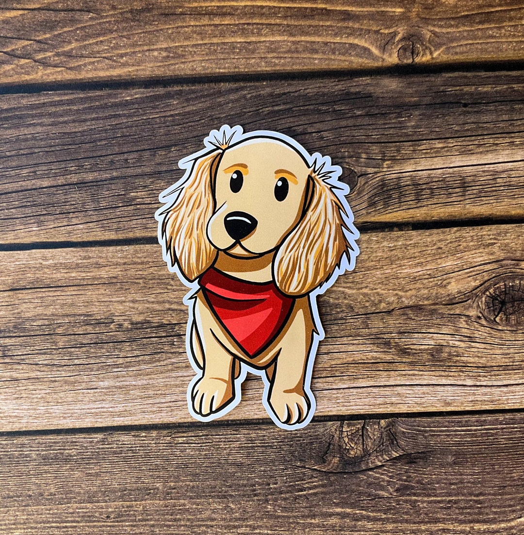 Cute Dachshund Sticker, Puppy Sticker, Laptop Decal, Wiener Dog Sticker ...