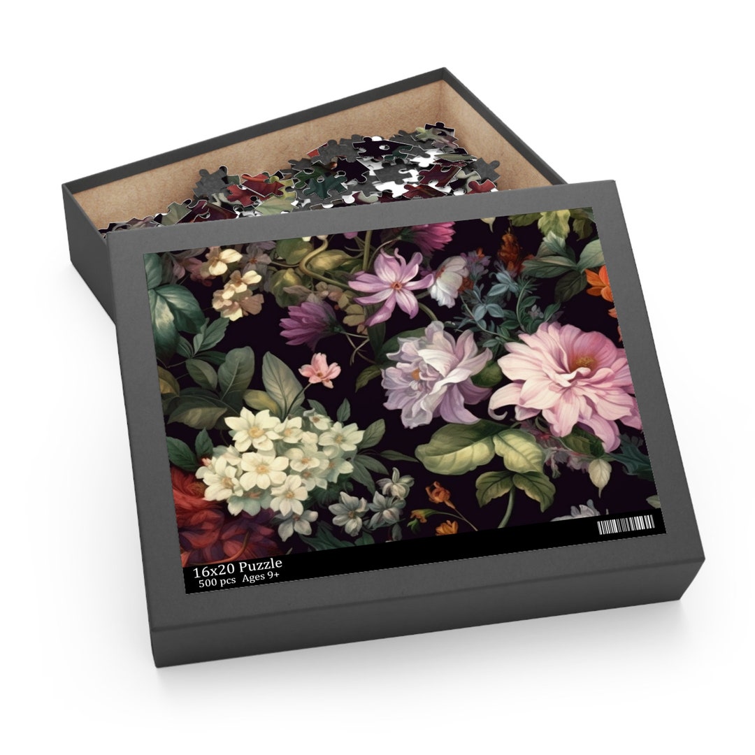 Botanical Blooms: Floral Theme Jigsaw Puzzle Charming Garden-inspired ...