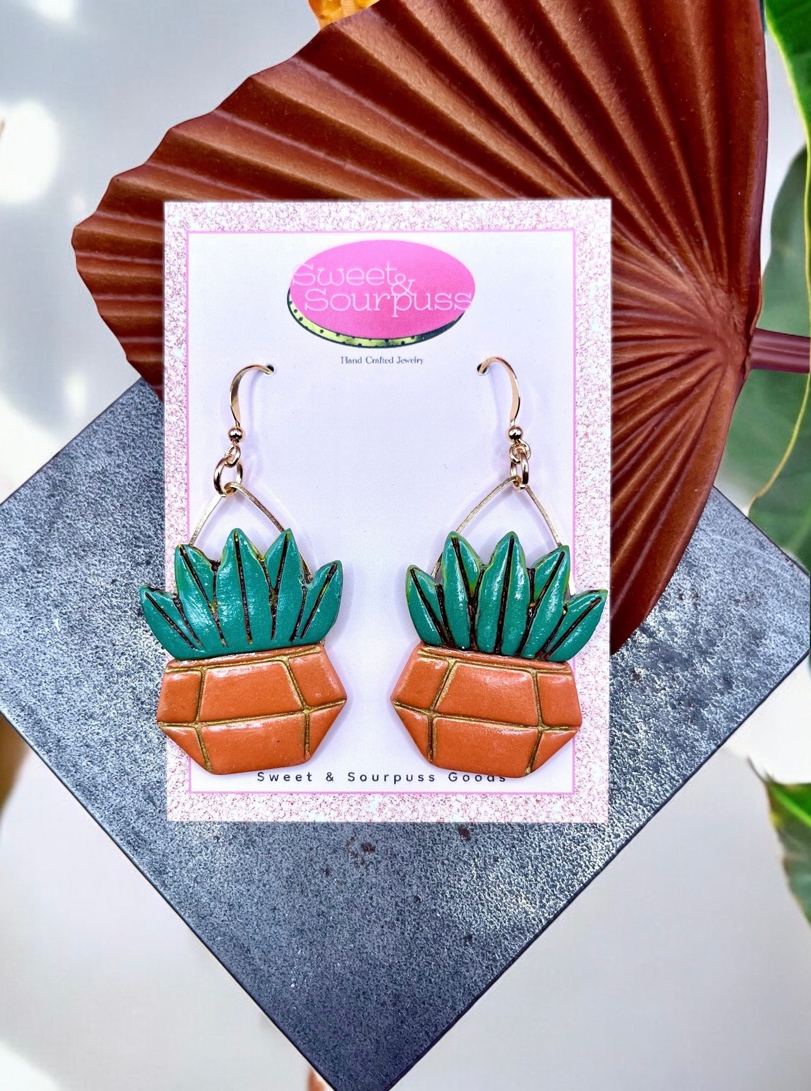 Boho Chic / Plant Lady / Floral Potted Plant Set 6 - Etsy