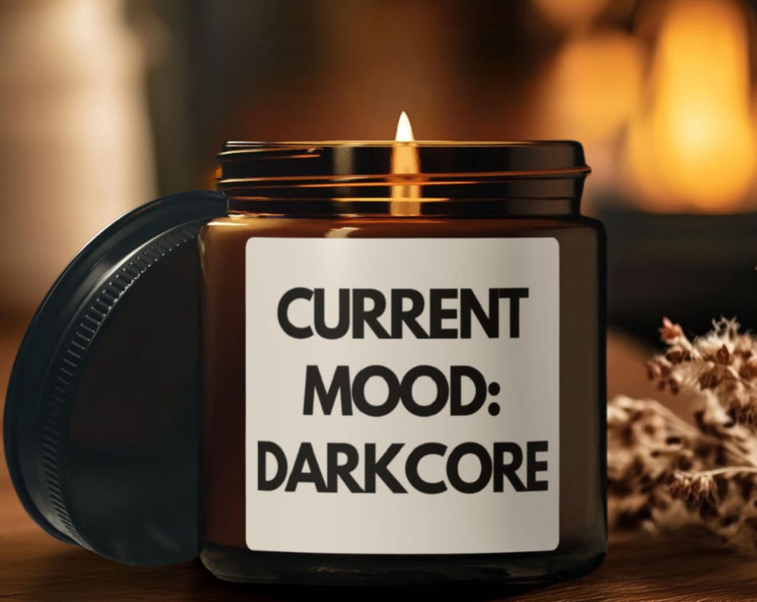 Dark Romance MINI Candle, Gothic Fantasy Decor, Current Mood: Darkcore ...
