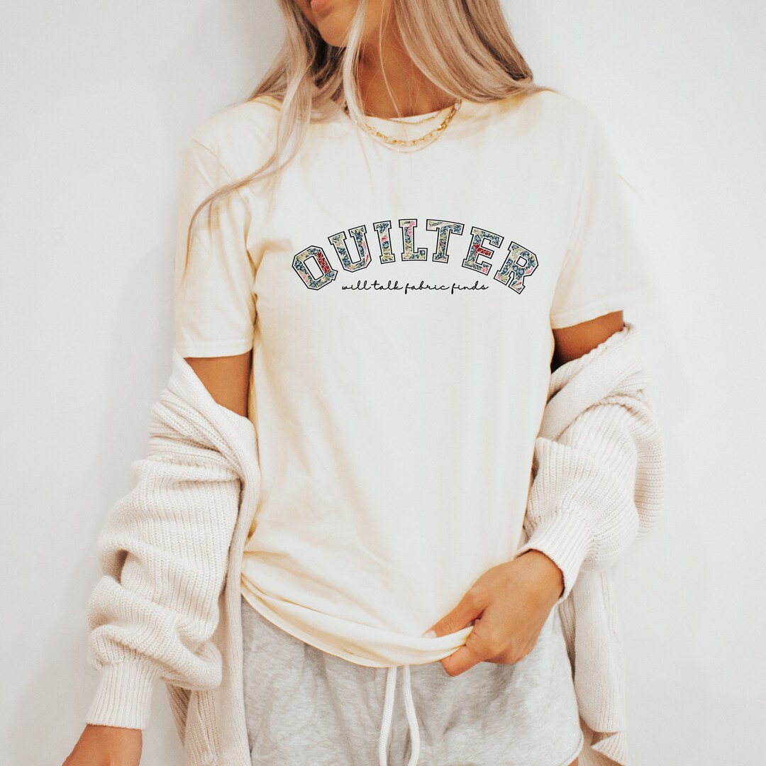 Floral Quilter T-shirt Makes Great Mother's Day Gift for Moms Who Quilt ...