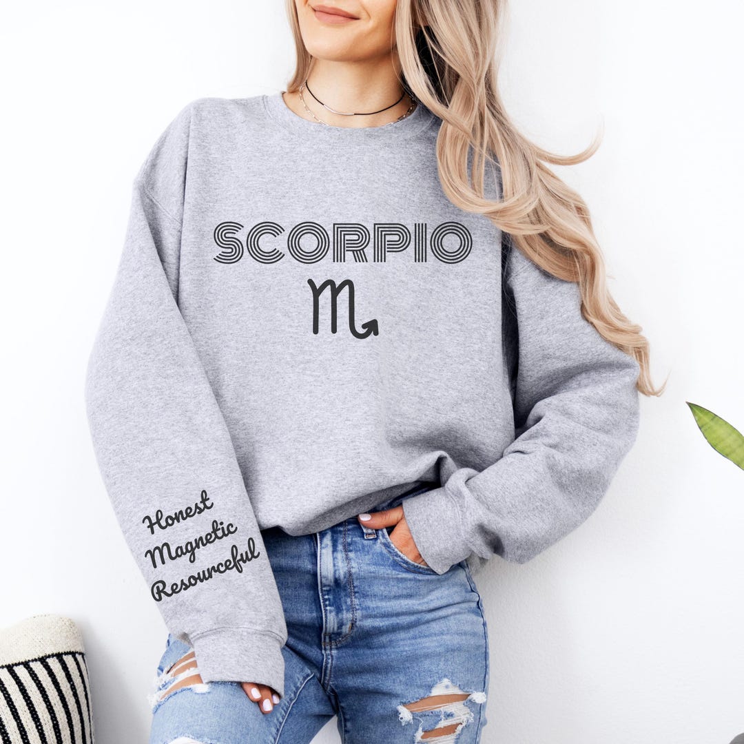 Custom Scorpio Sweatshirt Makes Perfect Gift for October/november ...