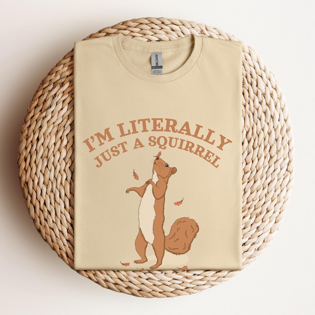 Funny Just a Girl Meme Shirt, Wordplay on Literally a Girl, Unhinged ...