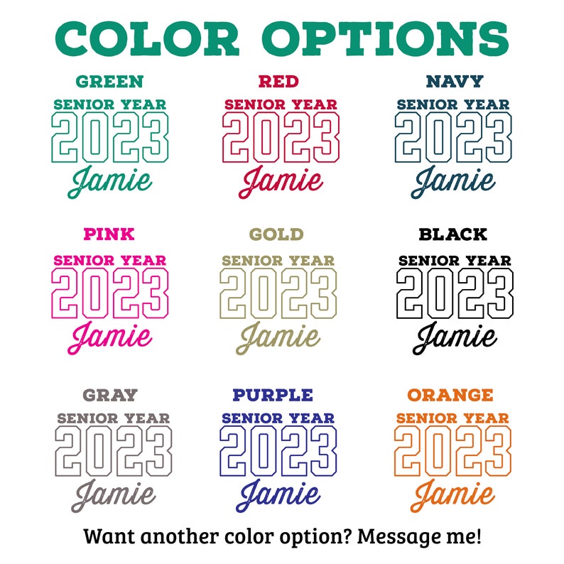 Personalized School Year Ornament W/ Customized Color Grade & Year ...