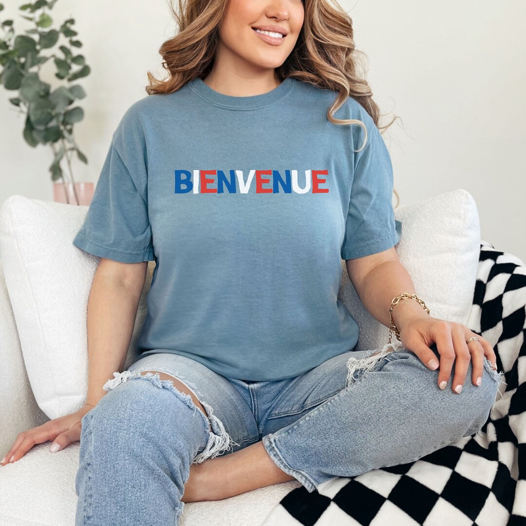 French Teacher Shirt for First Day of School; Welcome Students W ...