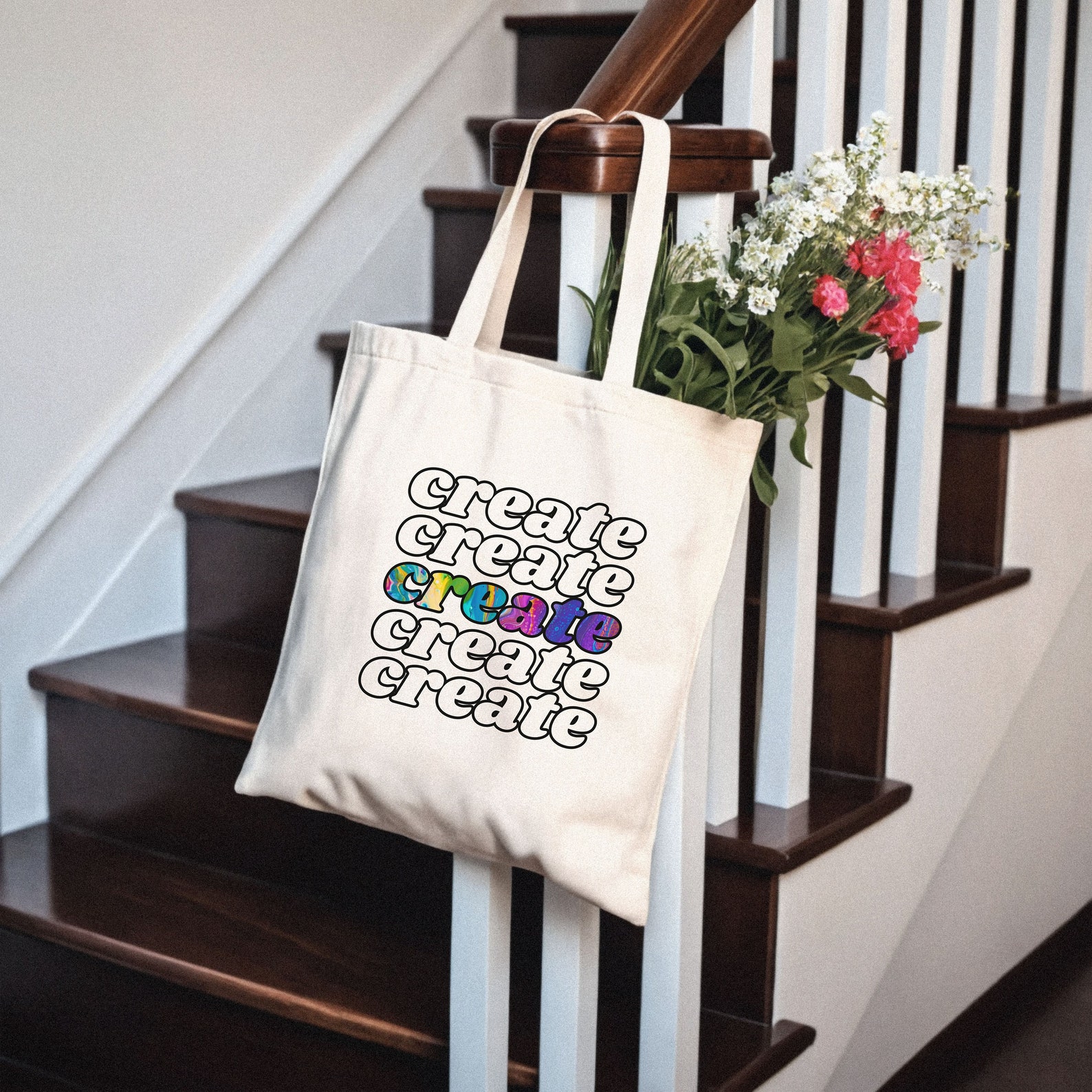 Create Tote Bag Makes Great Teacher Appreciation Gift for Art Teacher ...