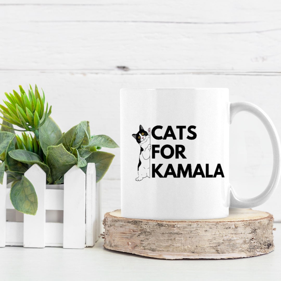 Cats for Kamala Progressive 2024 Election Coffee Mug Pro Harris 2024 ...