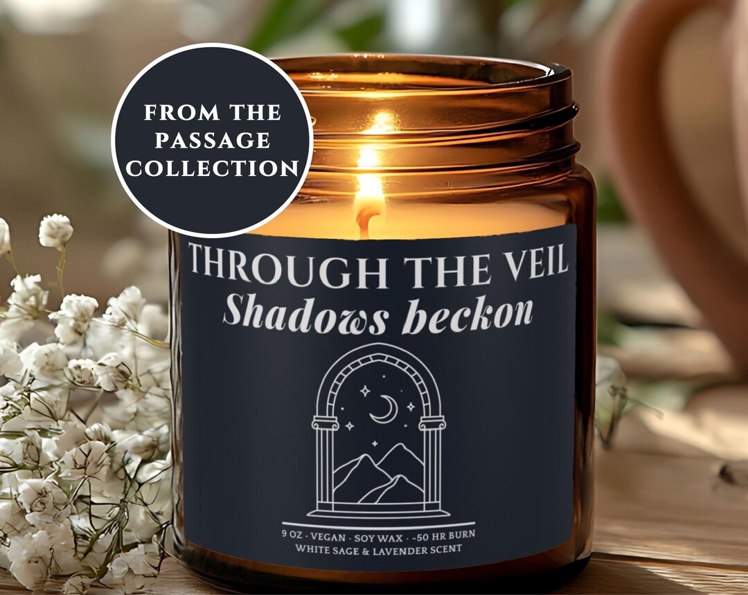 Fantasy Portal Book Nook Candle, Book Lover Gift, Through the Veil ...