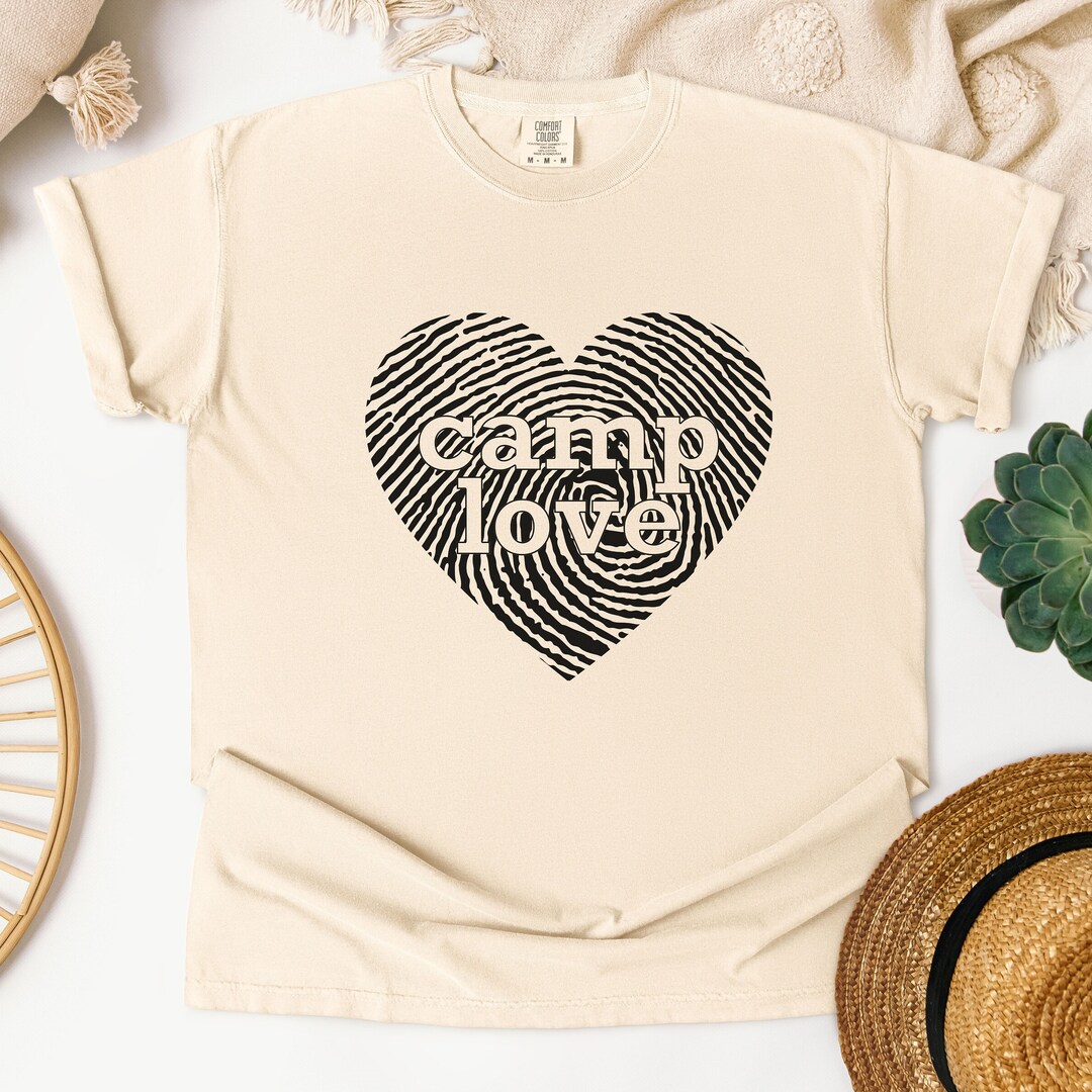 Camp Love Tree Trunk Heart Shirt for Nature Lover Birthday Gift ...