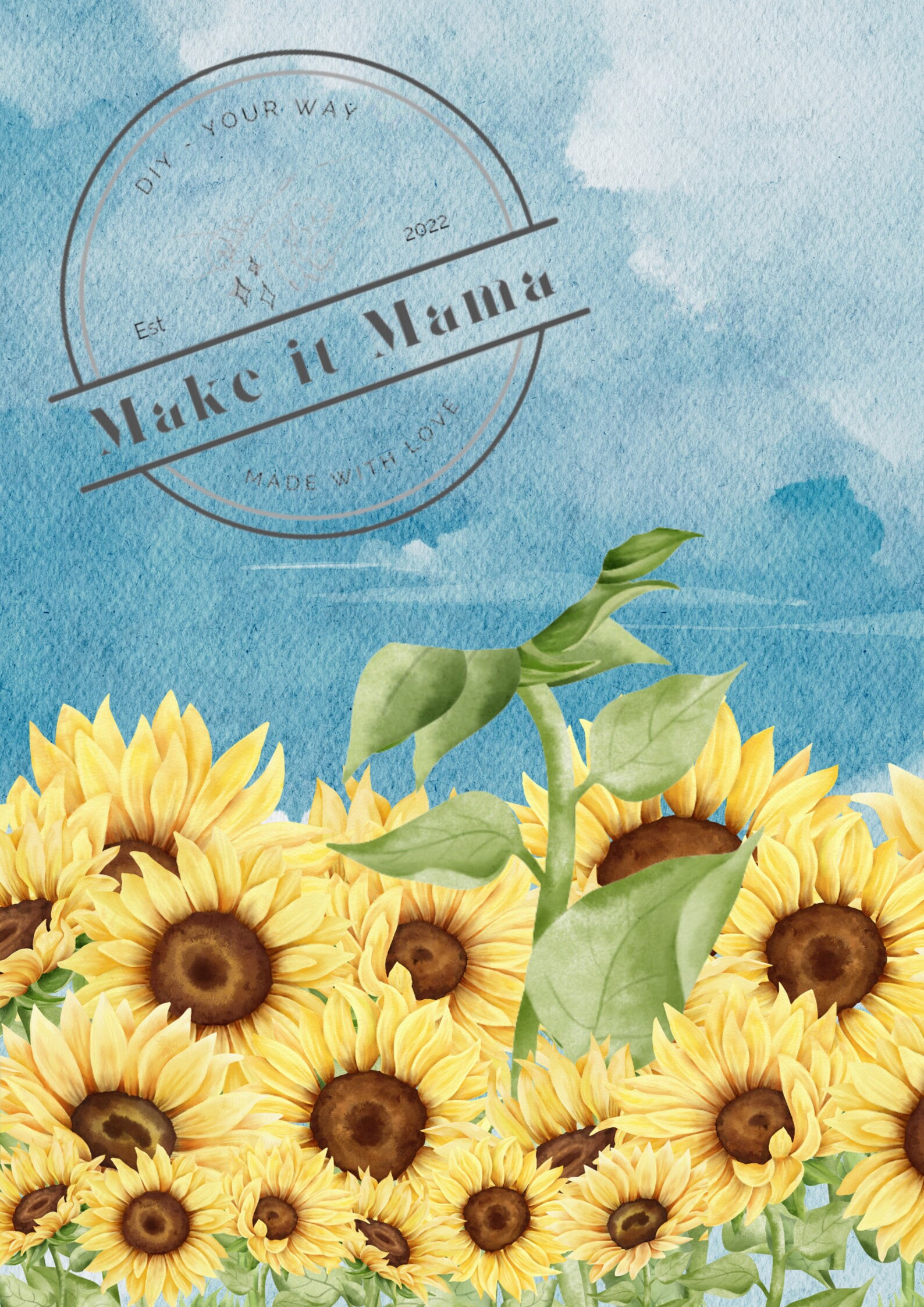 Sunflower Sign / Summer Handprint Art Craft / Keepsake Gift - Etsy