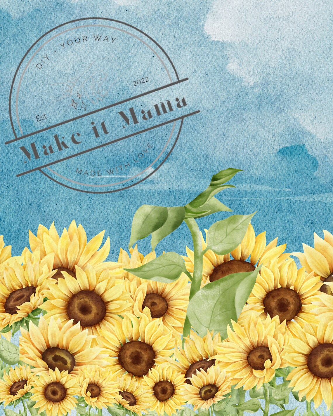 Sunflower Sign / Summer Handprint Art Craft / Keepsake Gift - Etsy