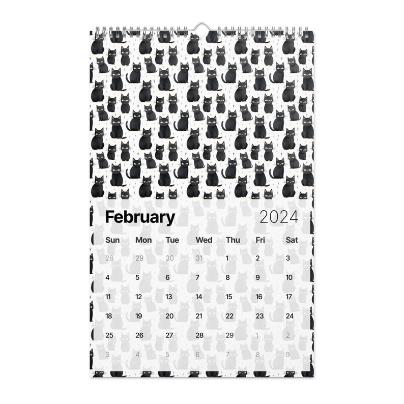 Lovable Cat Wall Calendar 2024, 2 Sizes: 8.2611.69, 1117, Bound Silver ...