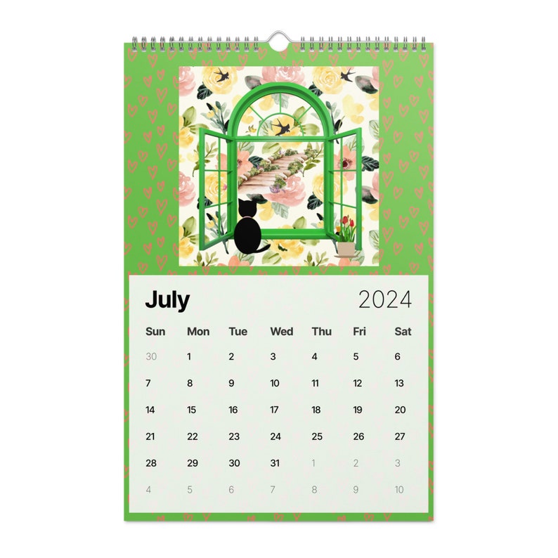 Lovable Cat Wall Calendar 2024, 2 Sizes: 8.2611.69, 1117, Bound Silver ...
