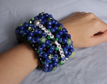 Custom Mini Rotating Kandi Cuff - Etsy