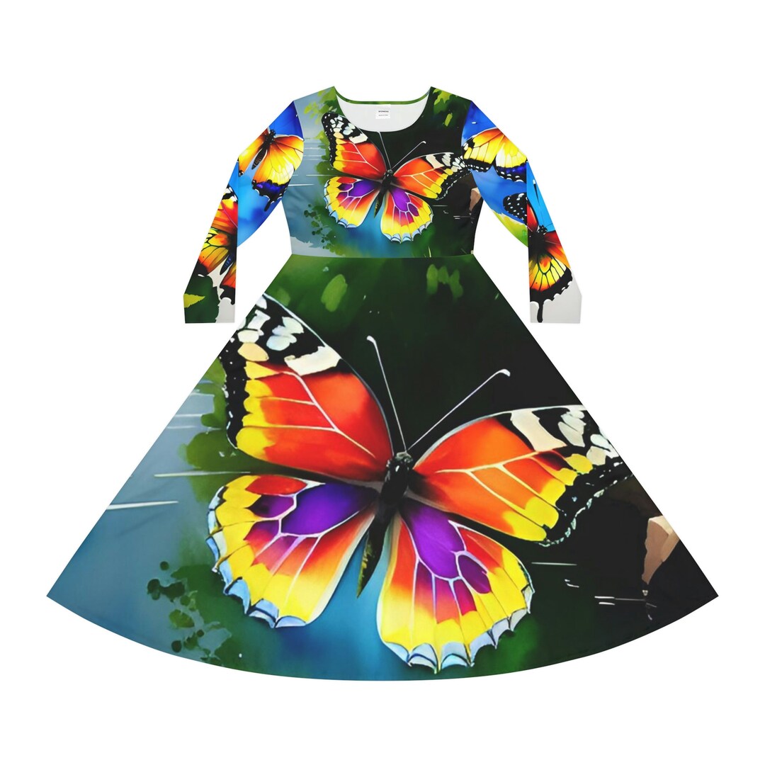 Subliminal Butterfly Dance Dress Digital Design by Joseph Norris of ...