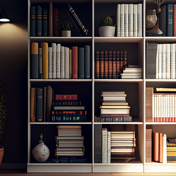 Zoom Background Books - Etsy