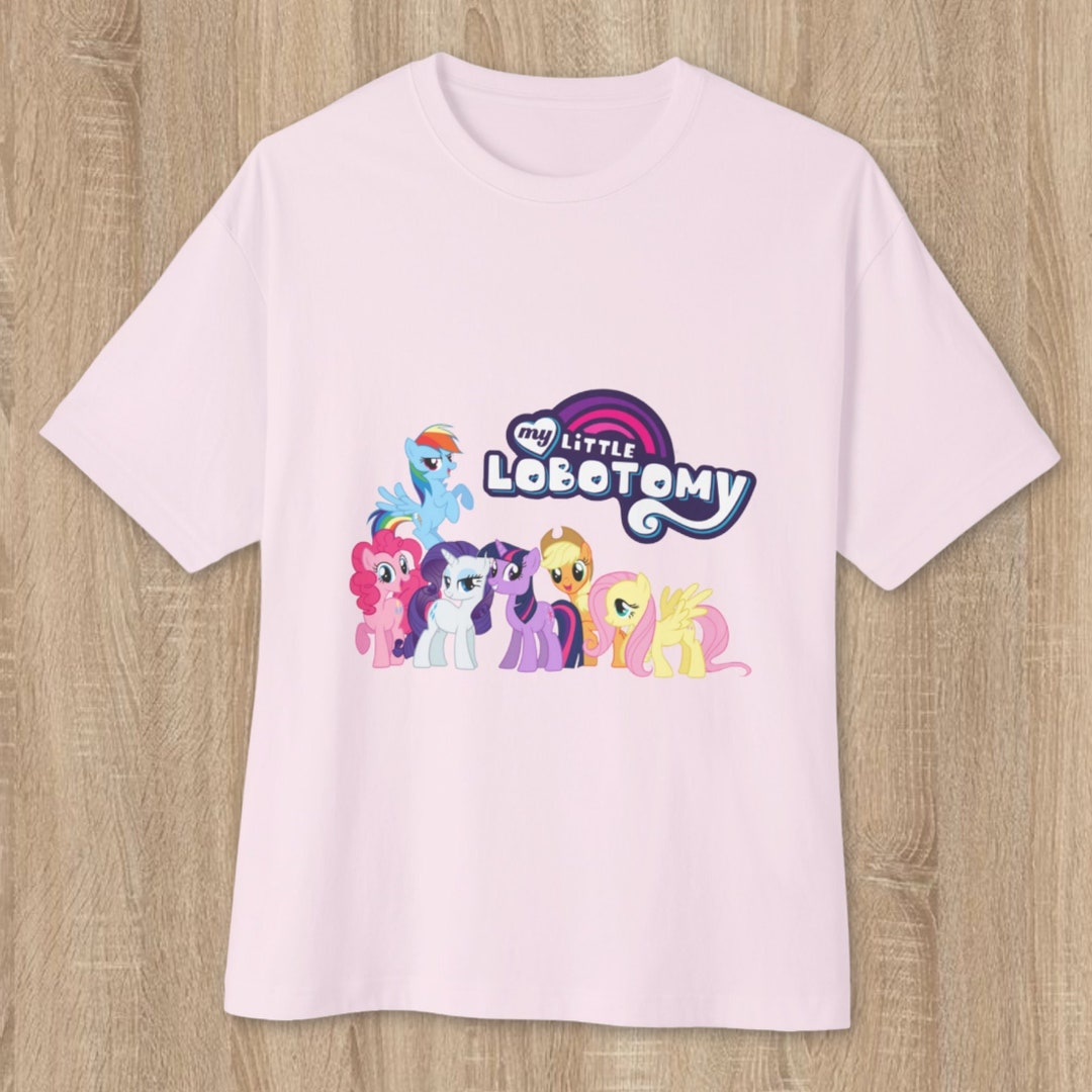 MLP Meme Funny T-shirt My Little Pony Lobotomy - Etsy
