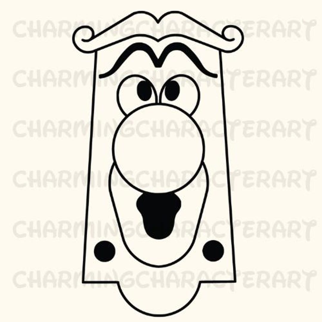 Alice in Wonderland Outline, Alice Door Knob Outline SVG, Disney ...