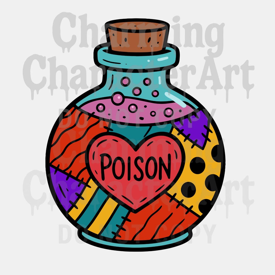 Creepy-cute Horror Potion PNG, Halloween Clipart (digital Download) - Etsy