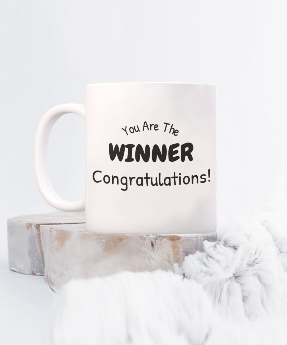 Funny Baby Shower Game Winner Gift, Congratulations Winner Mug, You Are ...
