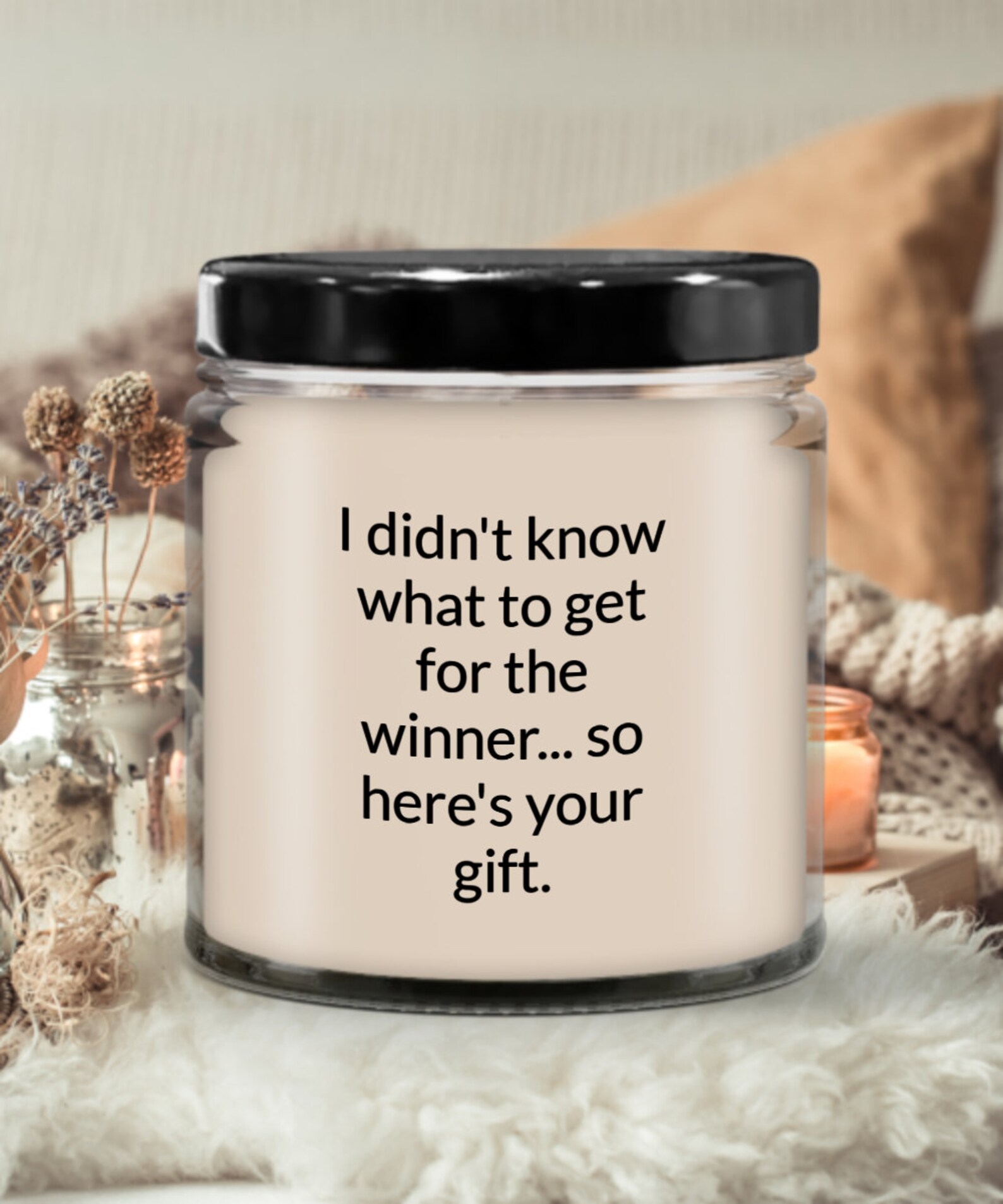 Winner Gift, Funny Candle for Game Winners, Funny Game Winner Gift ...
