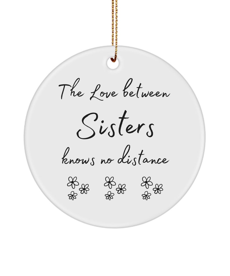Sister Ornament, Sister Love, Ornament for Sister, Gift Sister ...