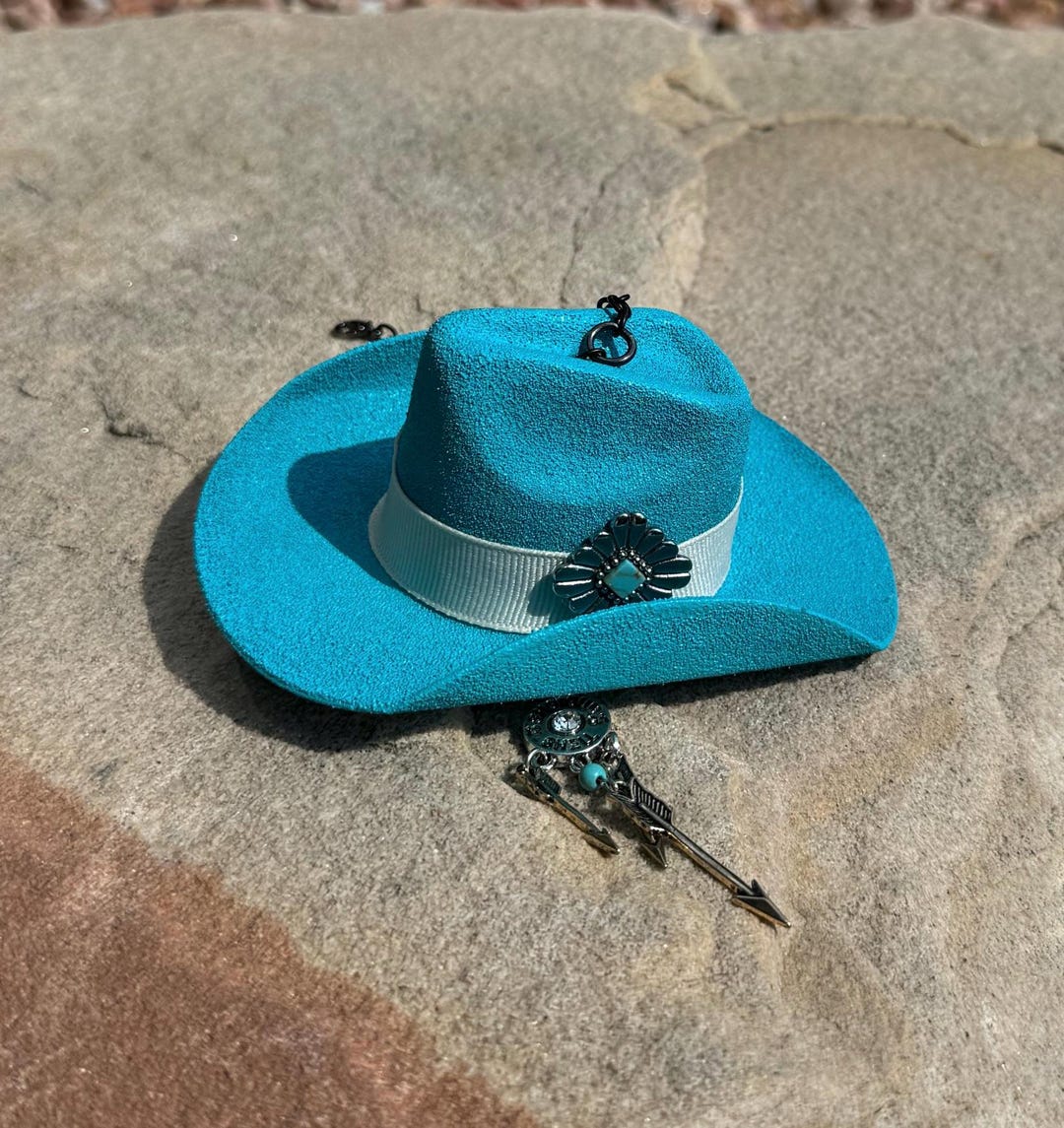 Cowboy Hat Rear View Mirror Charm - Etsy