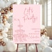 Pink 18th Birthday Welcome Sign, Personalised Party Decor, Printed ...