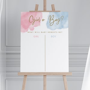 Baby Shower Game Girl or Boy Guess the Gender Game Boy or Girl - Etsy UK
