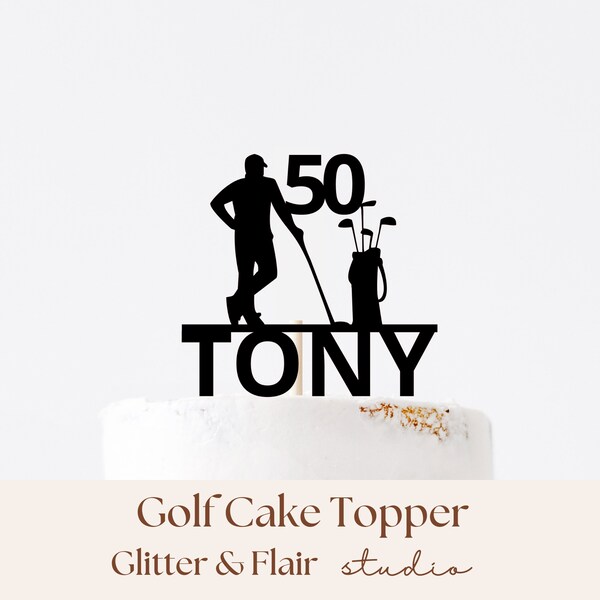 Golf Cake Topper - Etsy UK