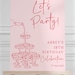 Pink 18th Birthday Welcome Sign, Personalised Party Decor, Printed ...