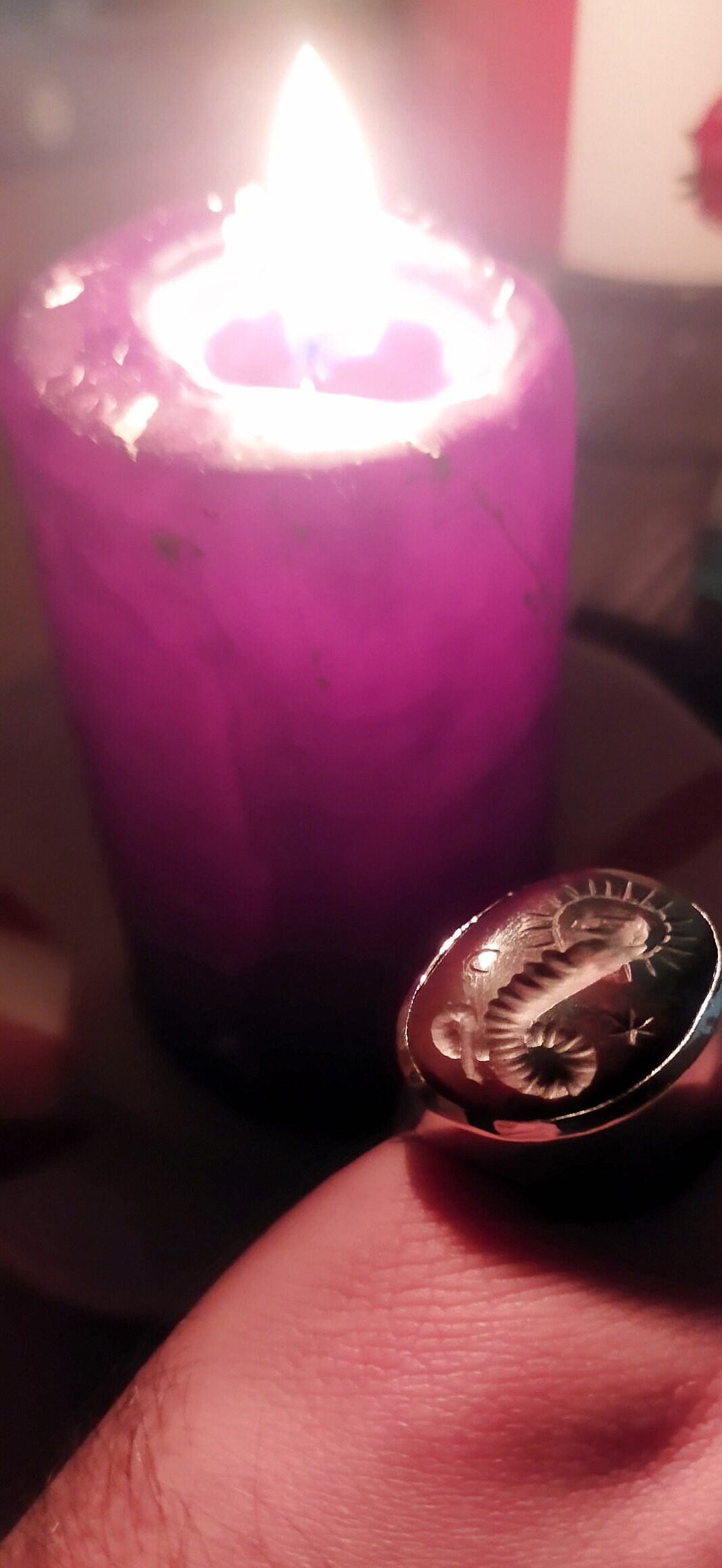 Gnostic Chnoubis Engraved on Bloodstone Gem Silver Ring - Etsy