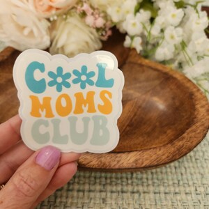 Cool Mom Club Sticker, Retro Mama Sticker, Funny Mom Sticker, Mom of ...