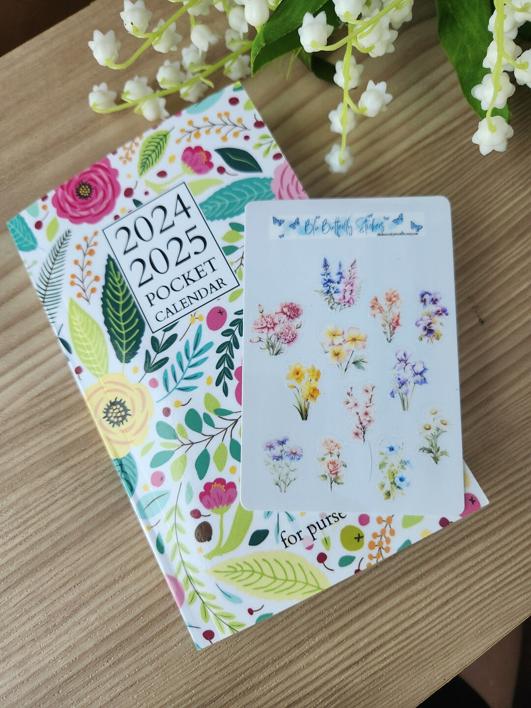 Floral Planner Sticker Sheet, Floral Micro Sticker Sheet, Floral Mini ...