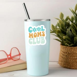 Cool Mom Club Sticker, Retro Mama Sticker, Funny Mom Sticker, Mom of ...