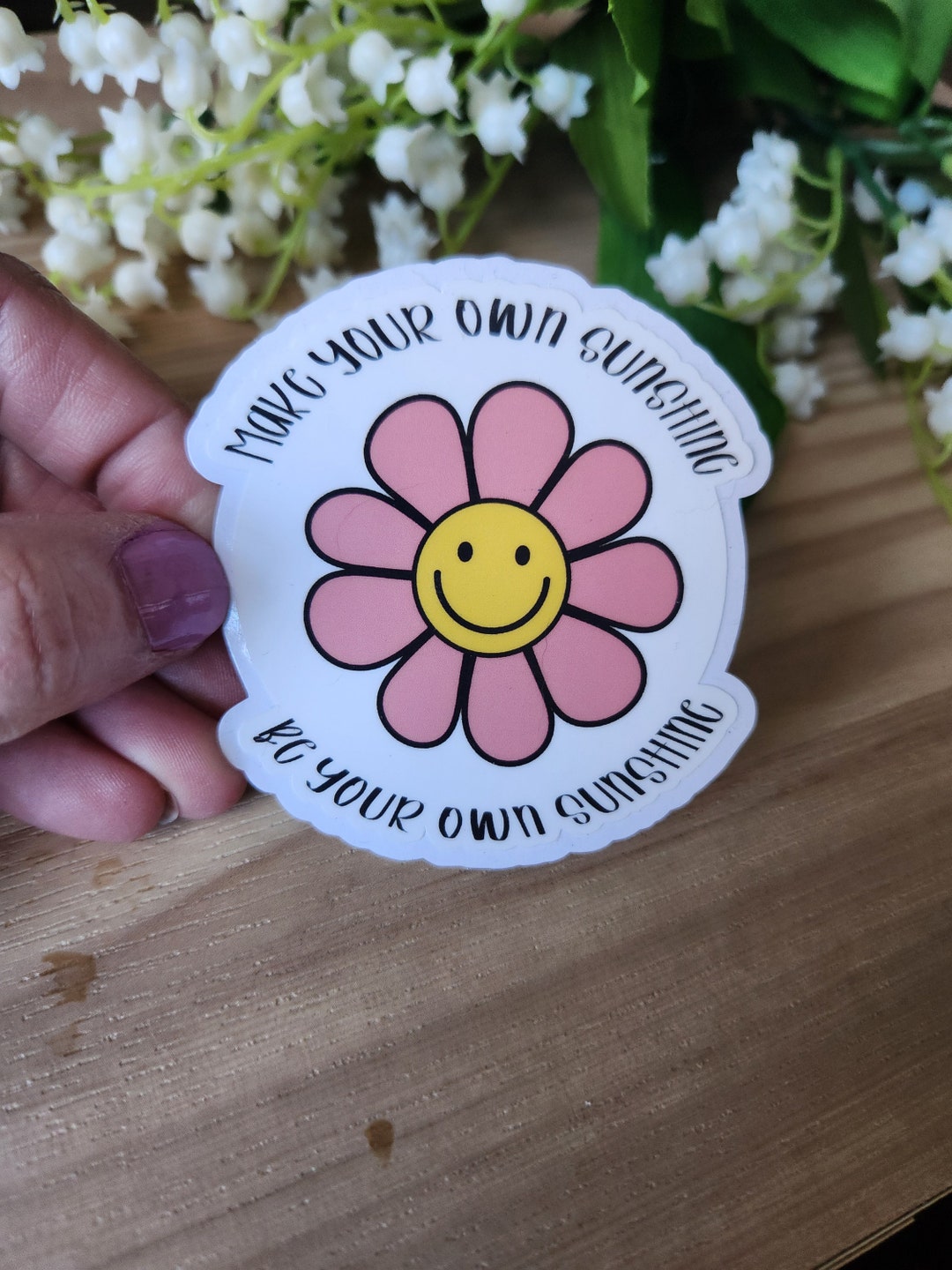 Make Your Own Sunshine Stickers, Happy Looks Good on You Sticker ...
