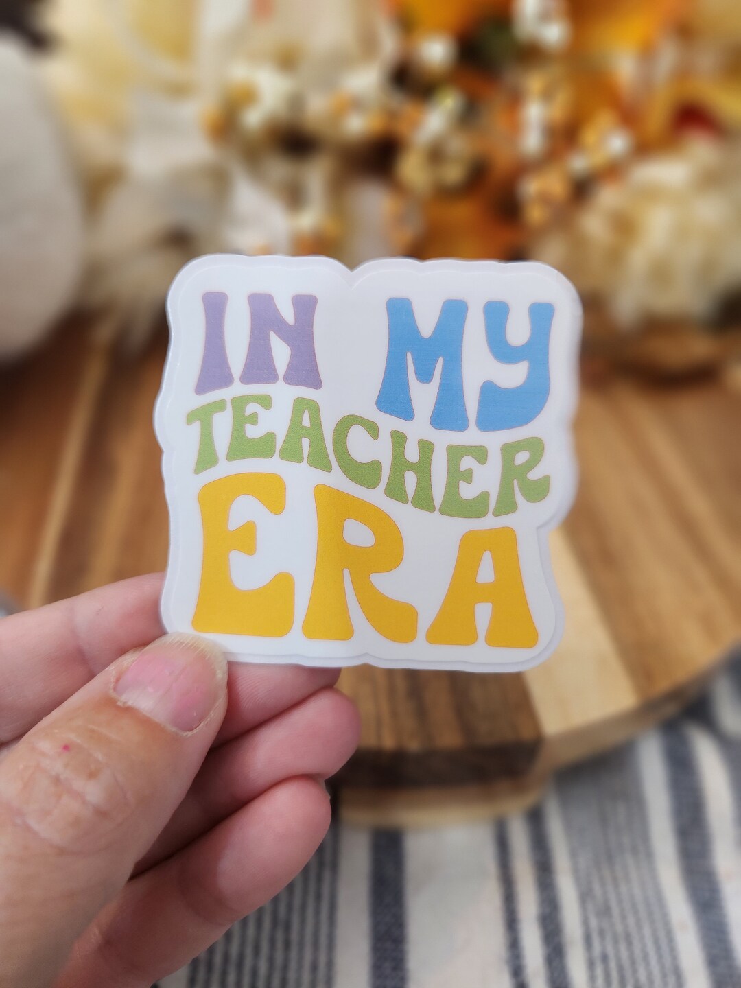 In My Teacher Era Sticker, Funny Teacher Stickers, Sarcastic Sticker ...