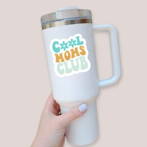 Cool Mom Club Sticker, Retro Mama Sticker, Funny Mom Sticker, Mom of ...