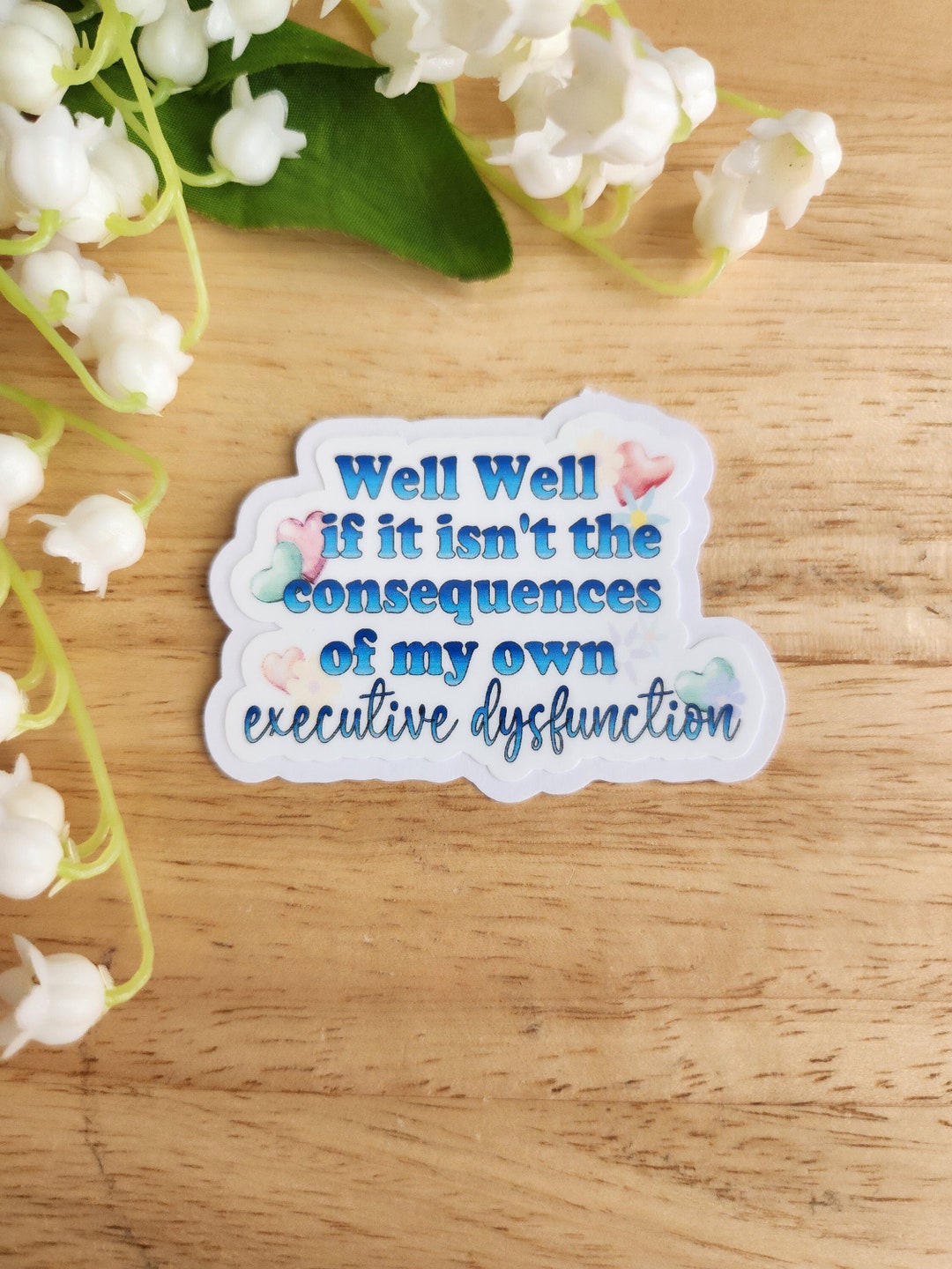 Funny ADHD Sticker, Neurodivergent Stickers, Mental Health Stickers ...