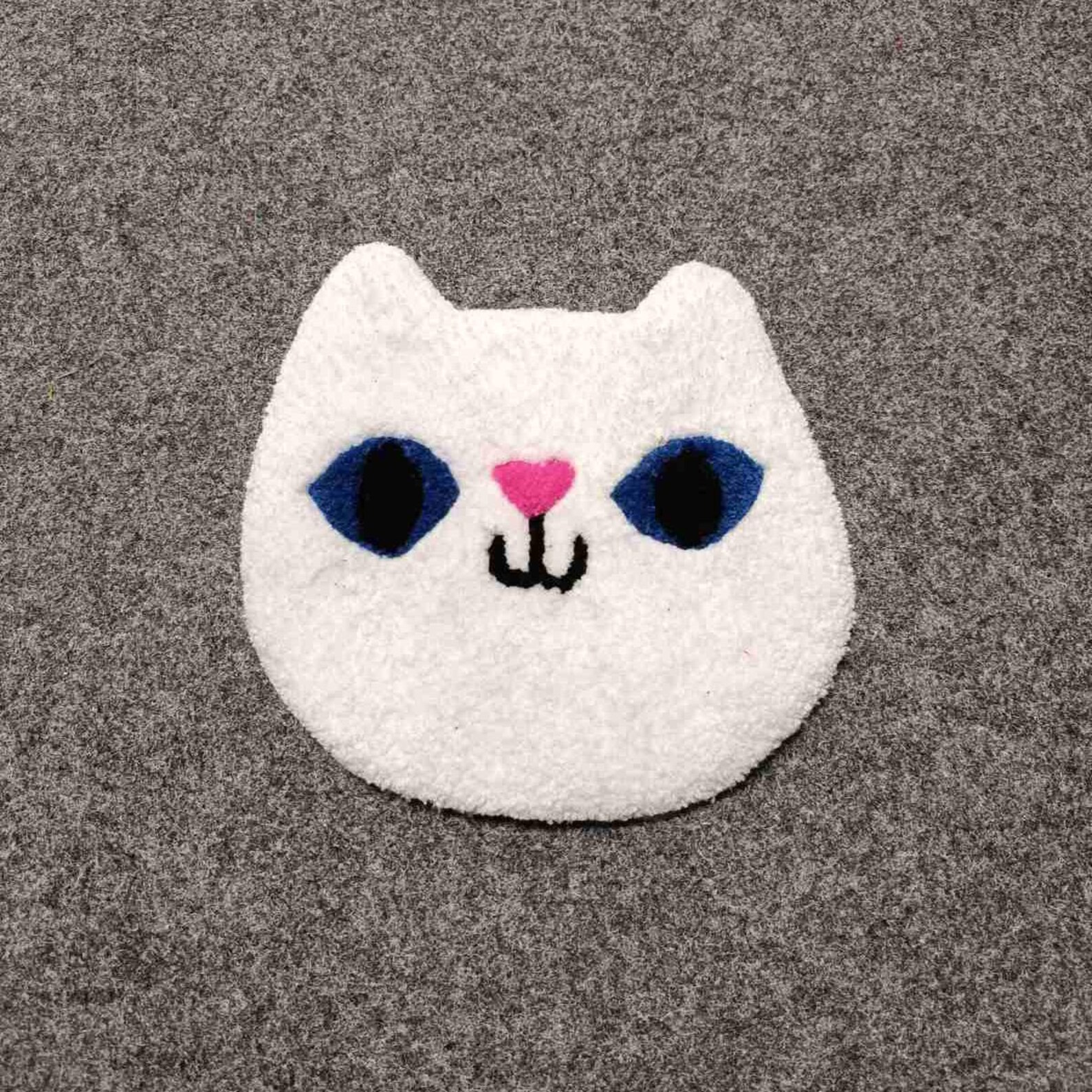Hanging Kitten Decoration, Cat Mini Wall Rug, Gray, Gift for Birthday ...