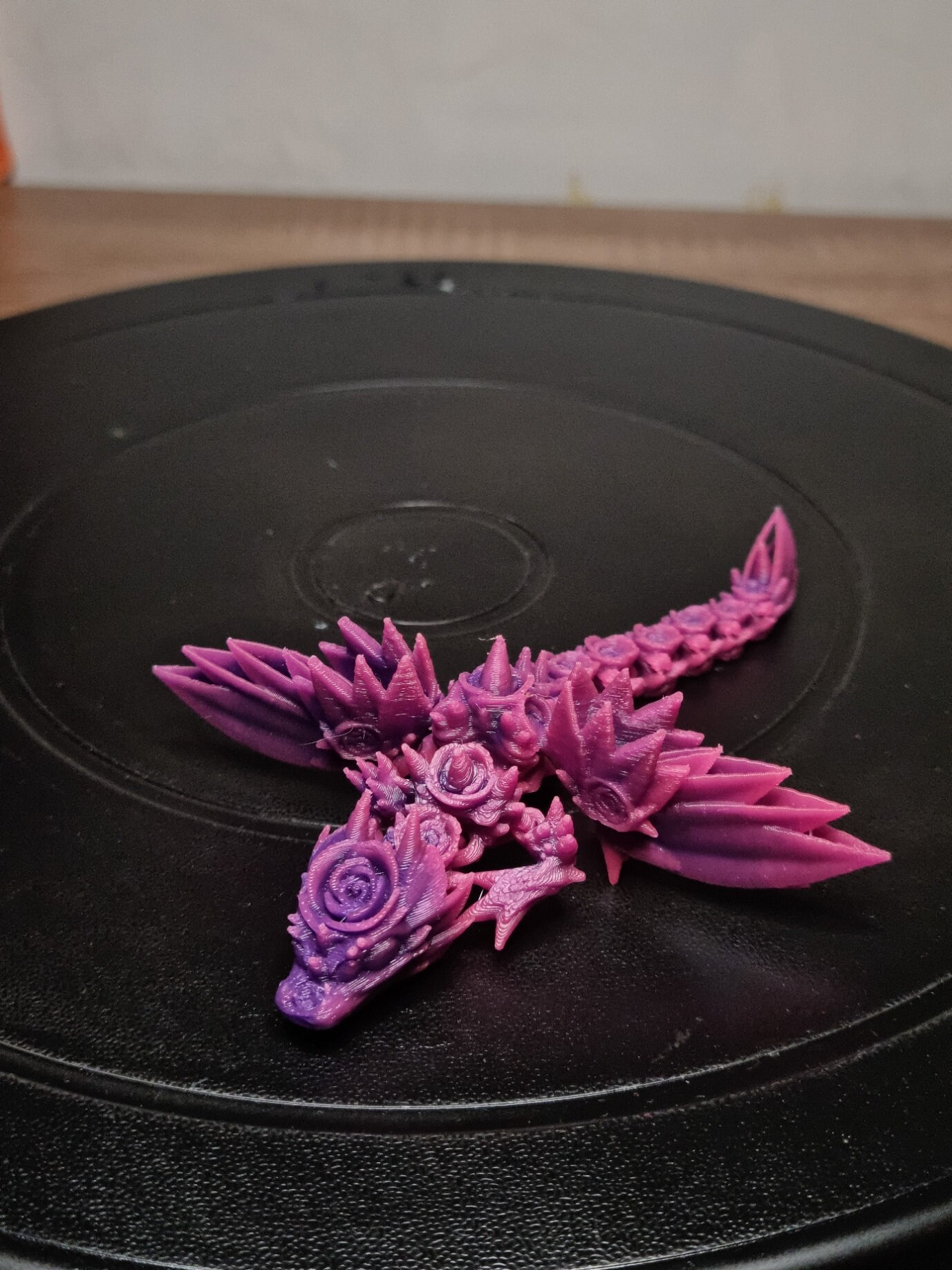 3D Printed Articulated Winged Rose Dragon/anxiety Toy/fidget - Etsy