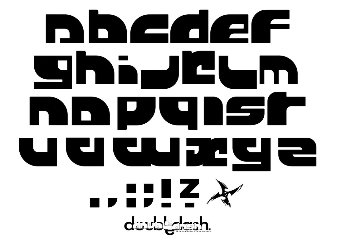 Y2k Digital Font Year 2000s Fonts Rare Font - Etsy UK