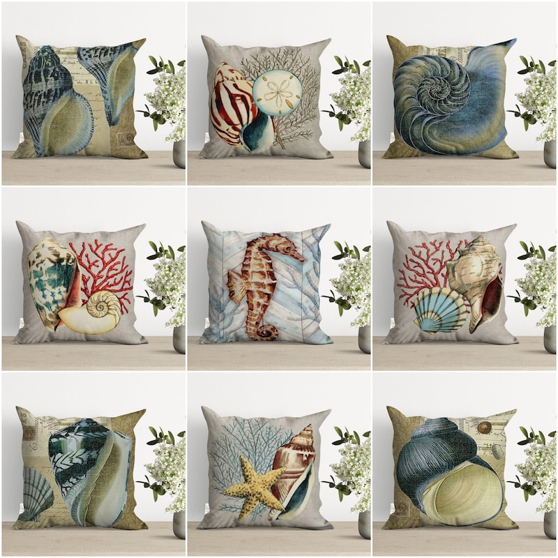 Seashell Pillow Cases - Etsy