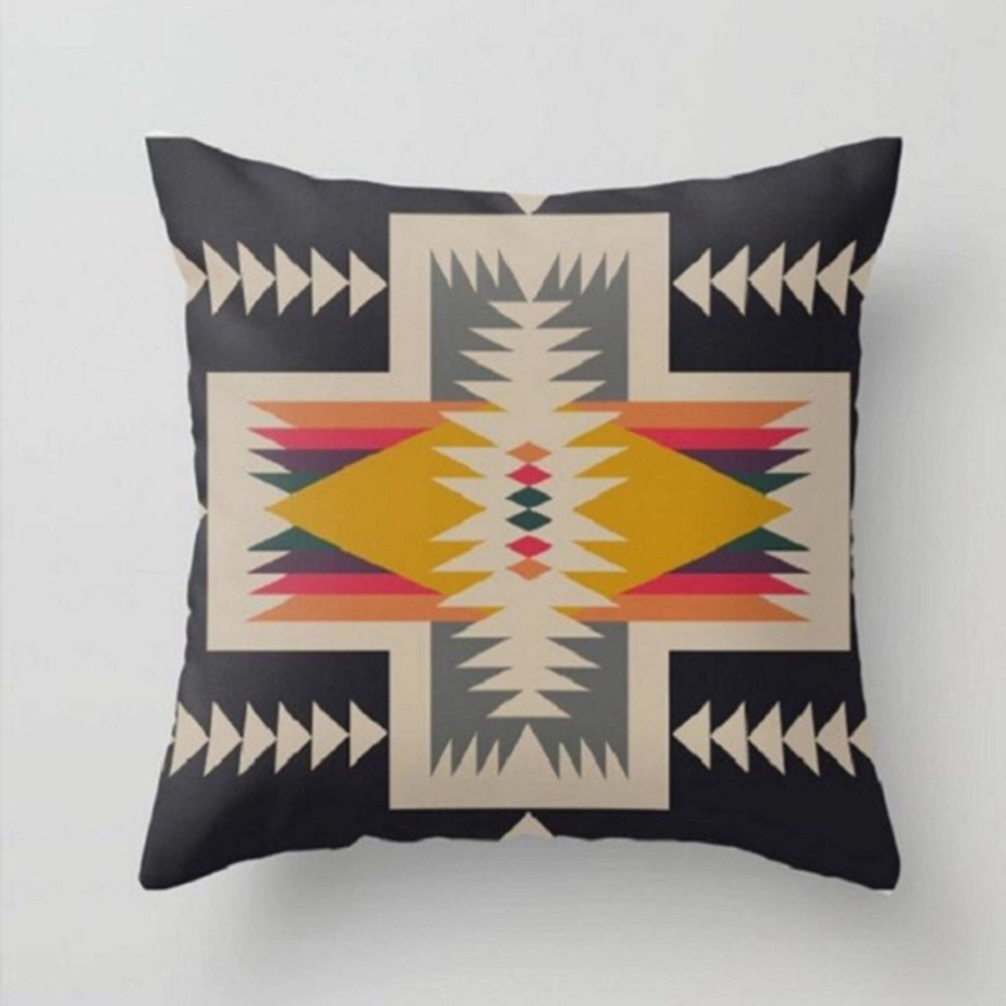 Rug Design Pillow Cover,terracotta Cushion Case,southwestern Decor ...