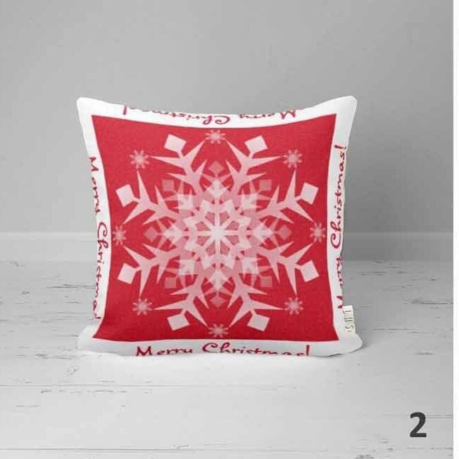 Snowflake Print Winter Pillow Cover,christmas Cushion Cover,decorative ...