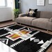 Rug Design Carpet,aztec Fringed Anti-slip Floor Mat,southwestern Rug ...