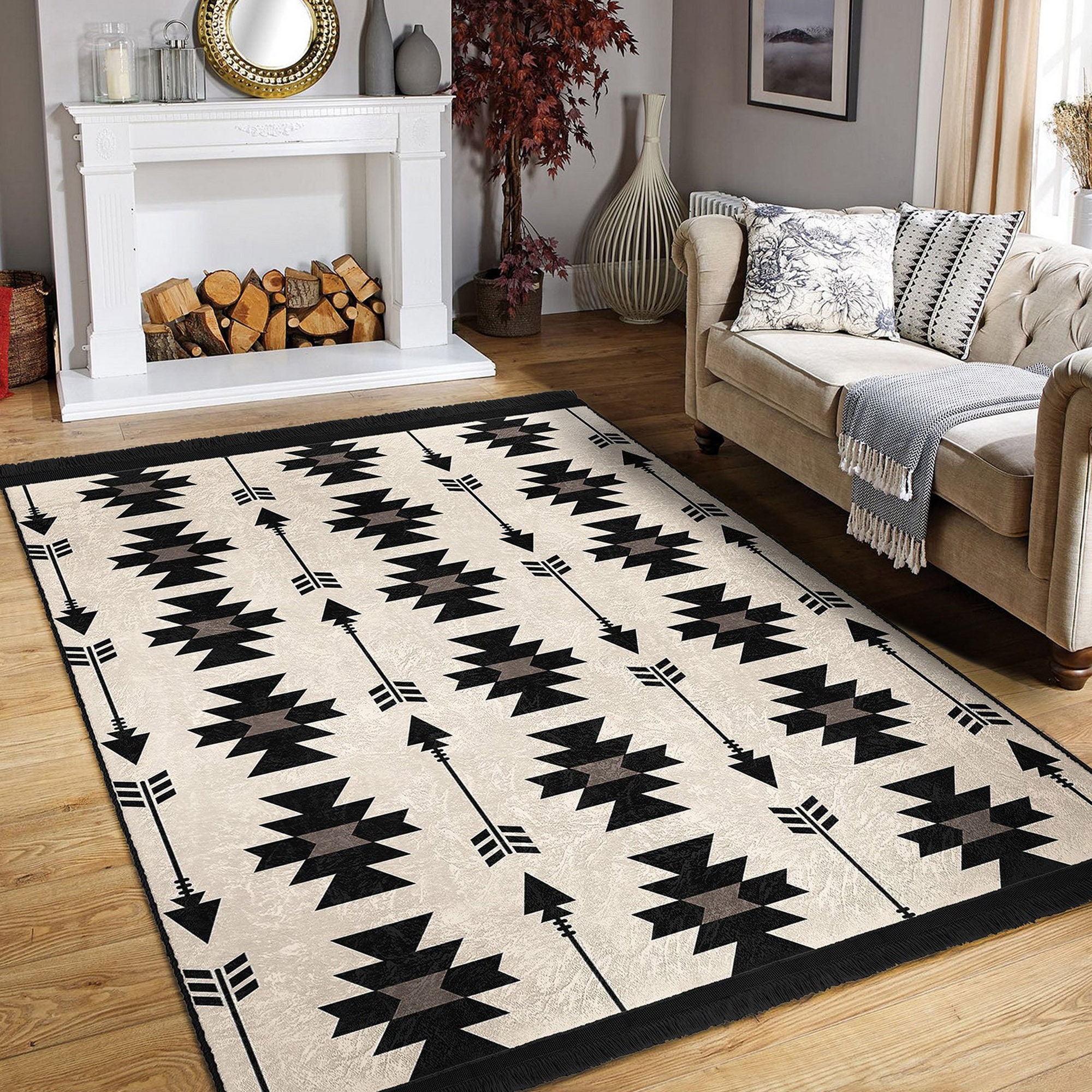 Rug Design Carpet,farmhouse Southwestern Rug,rustic Pattern Machine ...