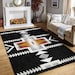 Rug Design Carpet,aztec Fringed Anti-slip Floor Mat,southwestern Rug ...