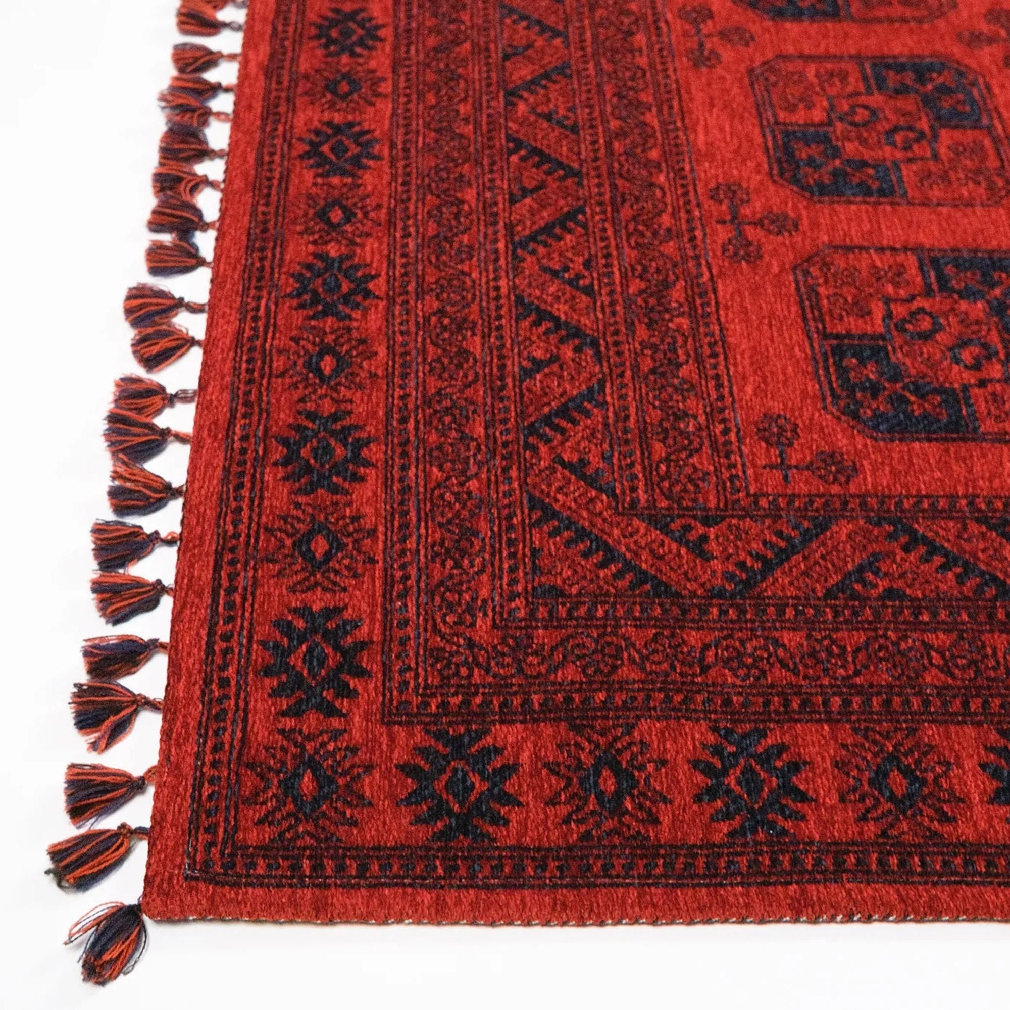 Afghan Pattern Rug,classic Oriental Carpet,machine-washable Ethnic Area ...